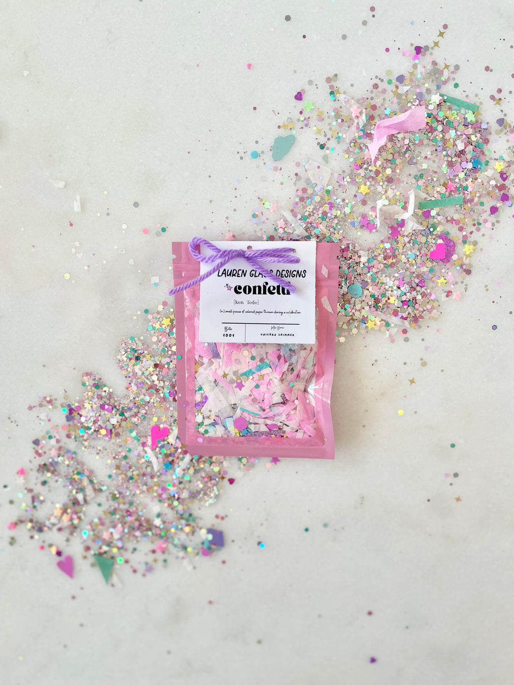 Unicorn Shimmer - Confetti Mix – Lauren Glass Designs