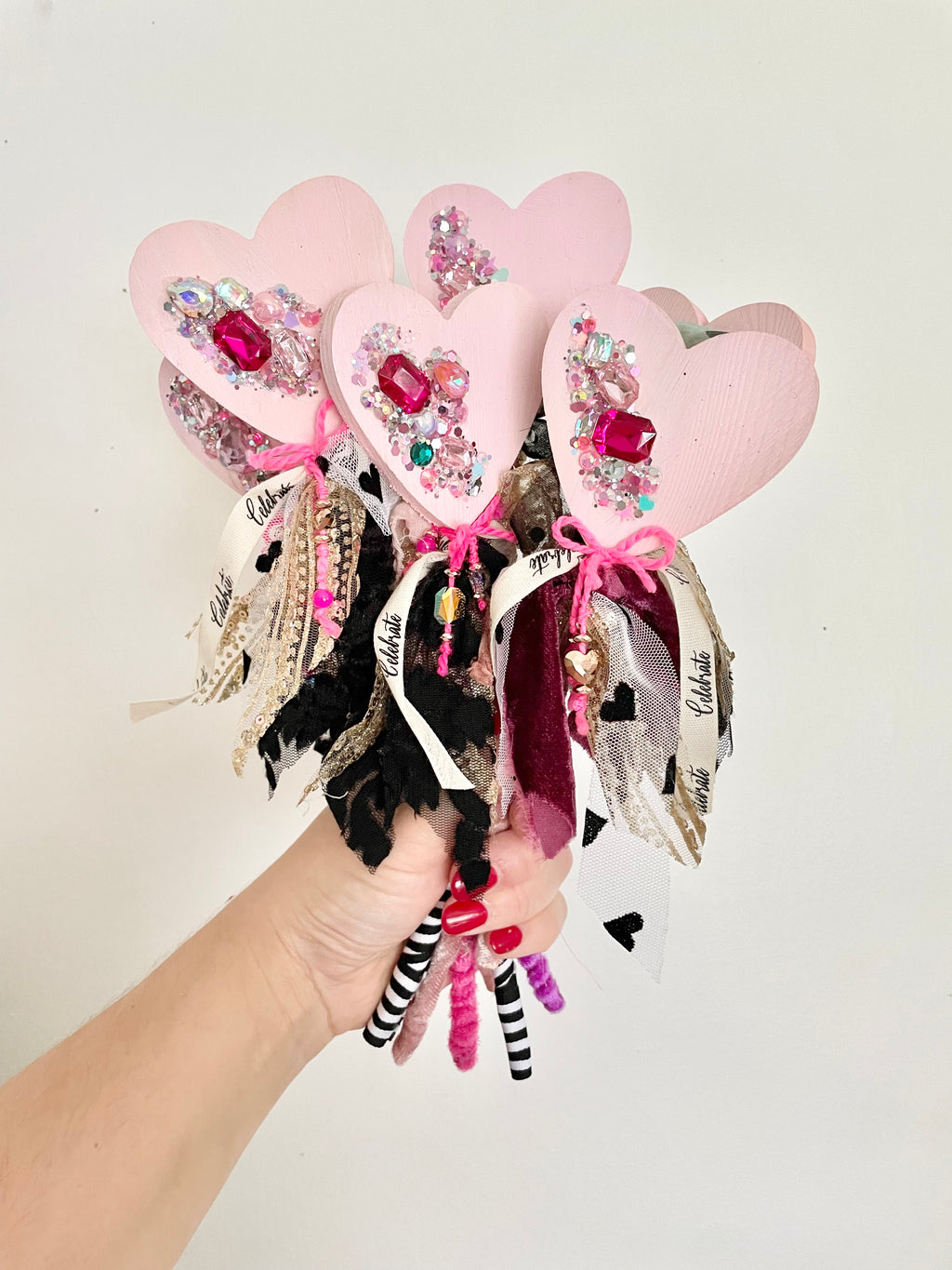 CONFETTI HEART WAND – Lauren Glass Designs