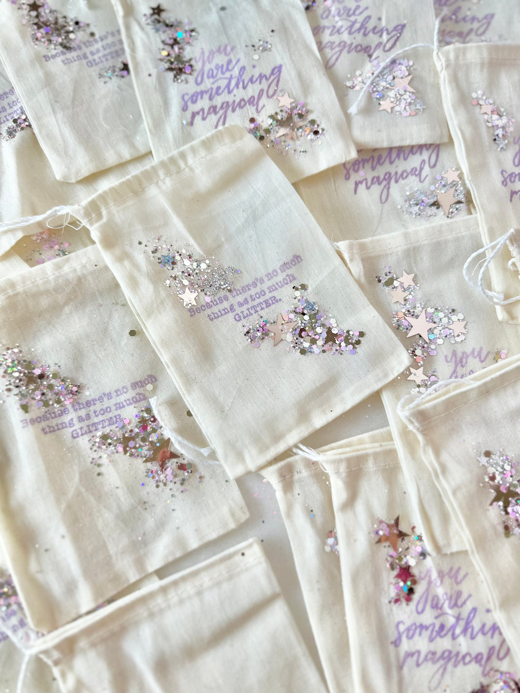 NEW! Glitter Bags – Lauren Glass Designs
