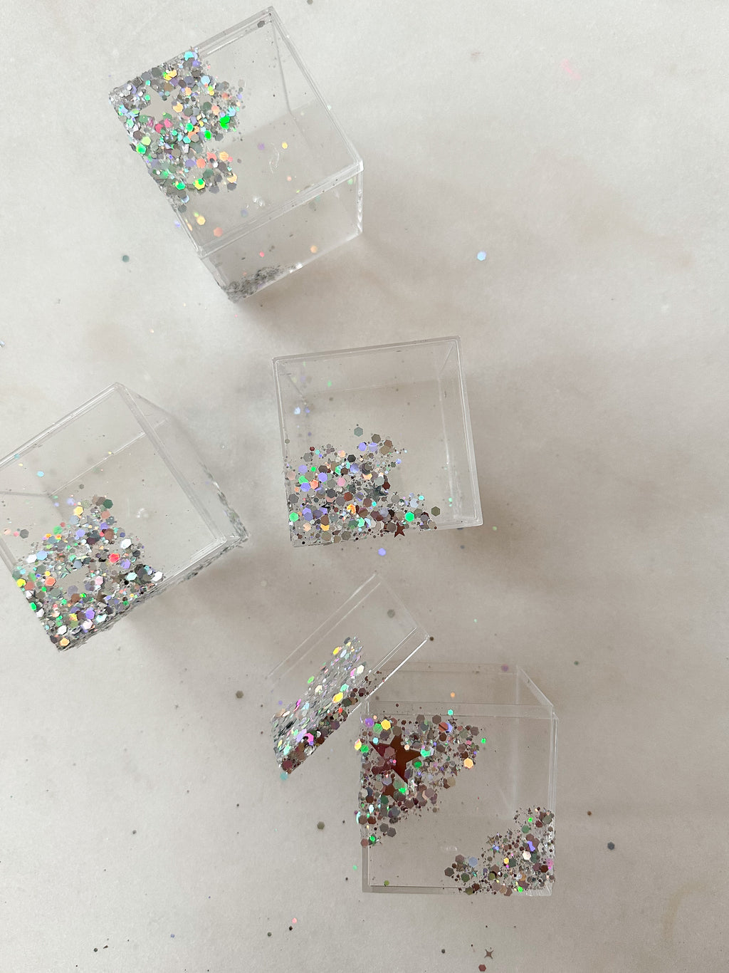 Acrylic Confetti Containers – Lauren Glass Designs