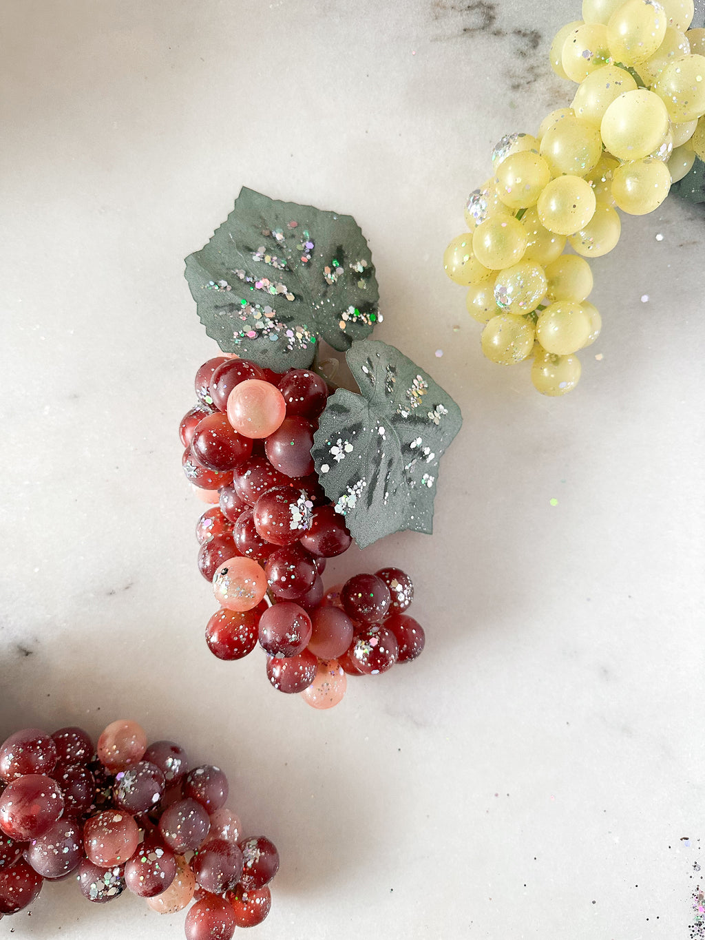 Faux - Glitter Grapes – Lauren Glass Designs