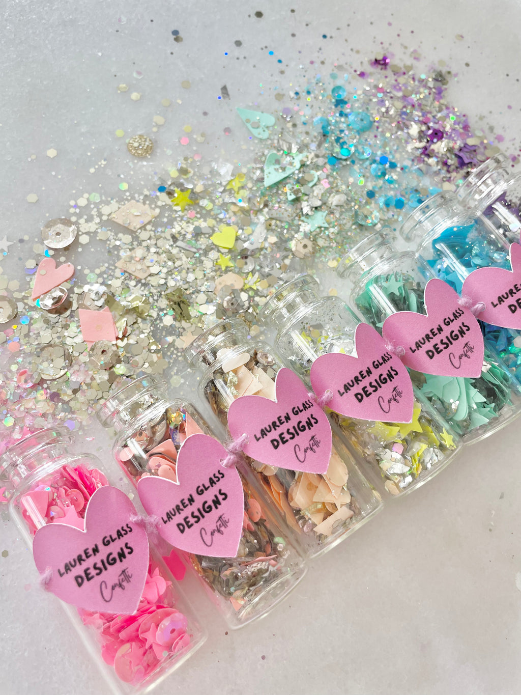 Solid Shimmer Glitters – Lauren Glass Designs