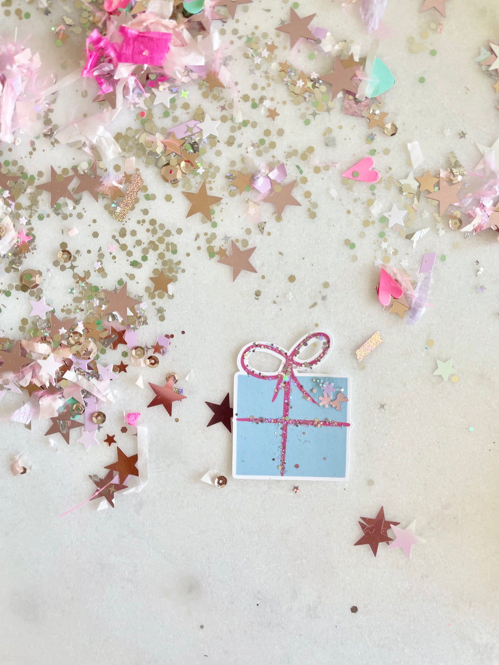 Present - Confetti Charm – Lauren Glass Designs