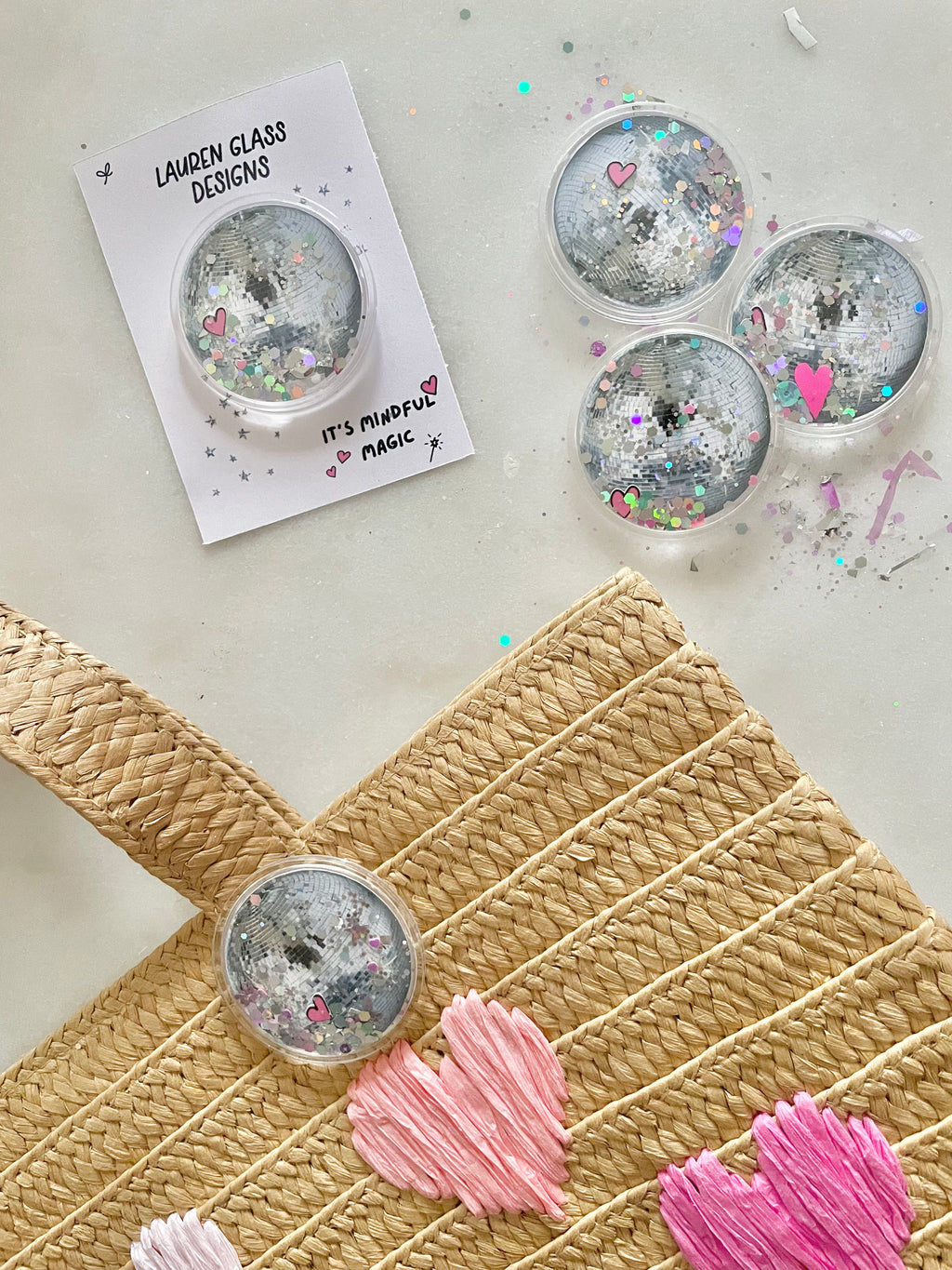 Disco Ball Pin – Lauren Glass Designs